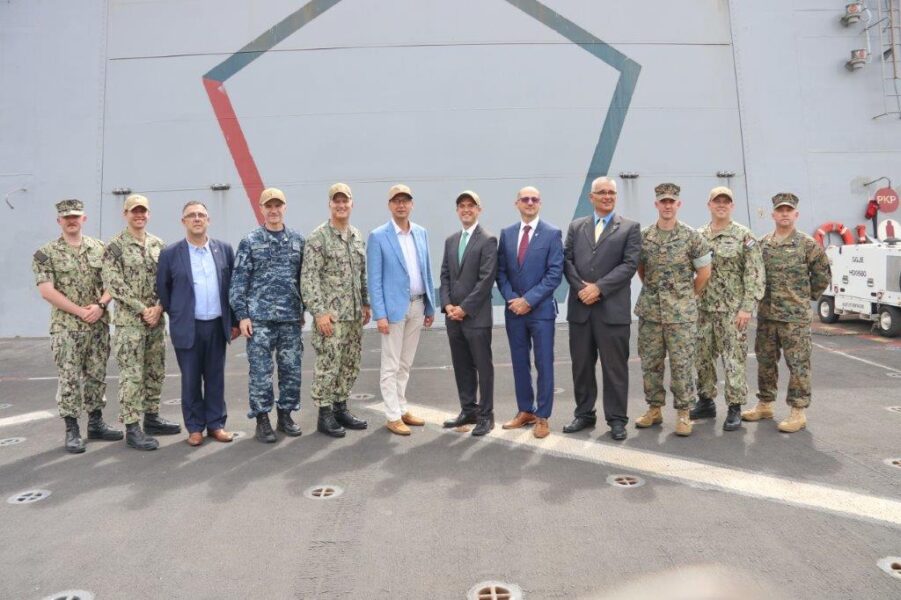 Visit to the ship USS Arlington at the Viktor Lenac Shipyard - City of ...