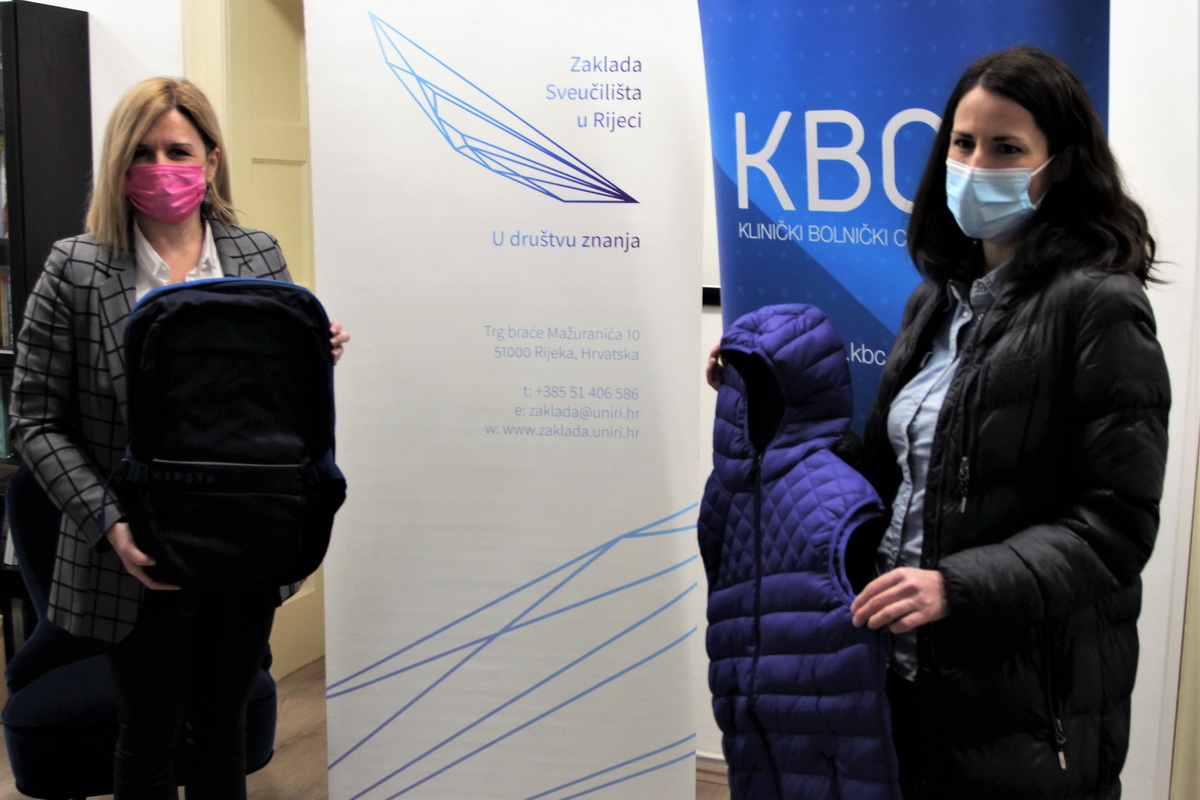 Zaklada Sveučilišta u Rijeci donirala KBC-u Rijeka sredstva za potporu volonterskim aktivnostima ...