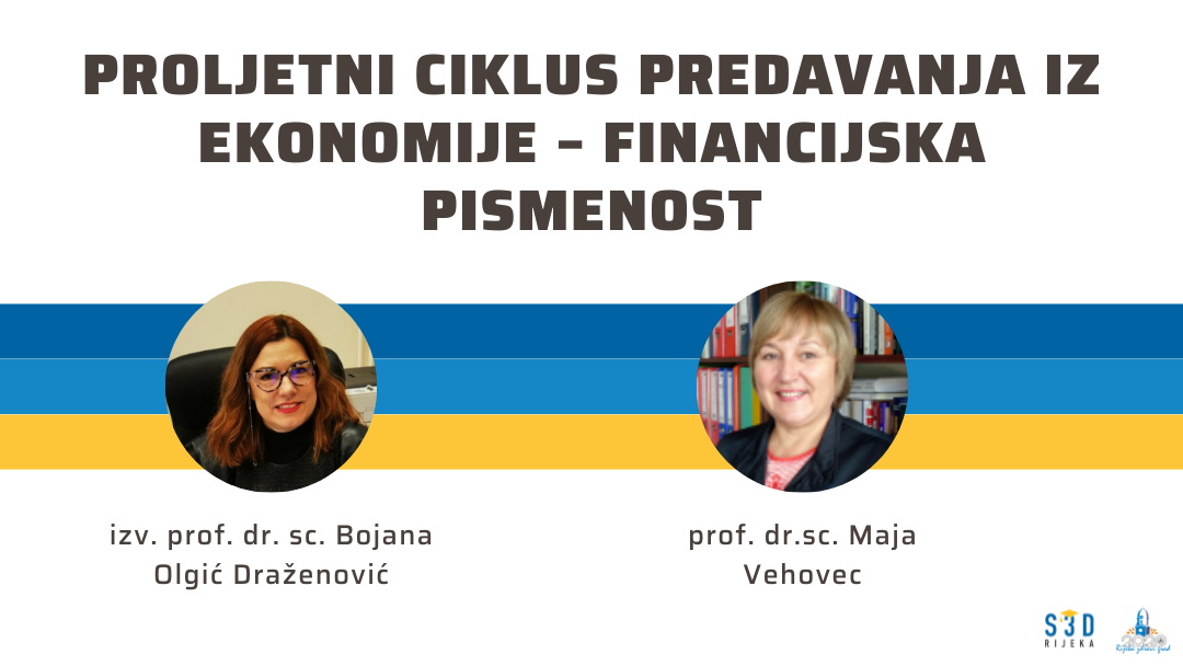 Sveučilište za 3. dob - ciklus predavanja iz ekonomije na temu Financijske pismenosti – Grad Rijeka