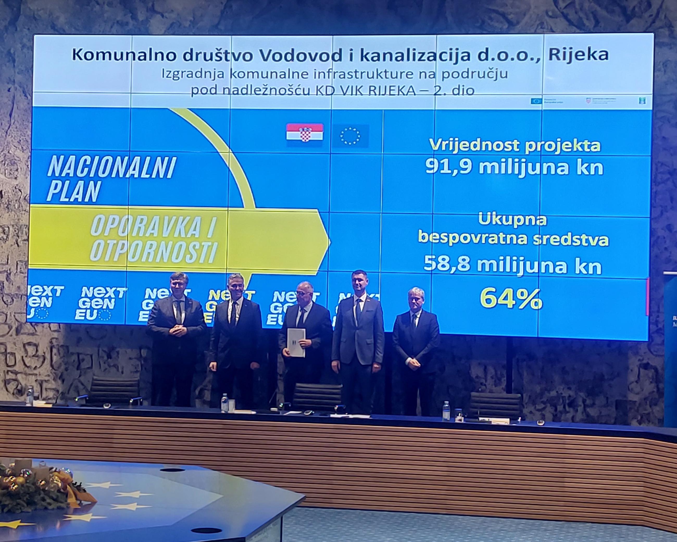 KD VIK-u odobreno sufinanciranje za 91,9 milijuna kuna vrijedne projekte vodoopskrbe i odvodnje ...
