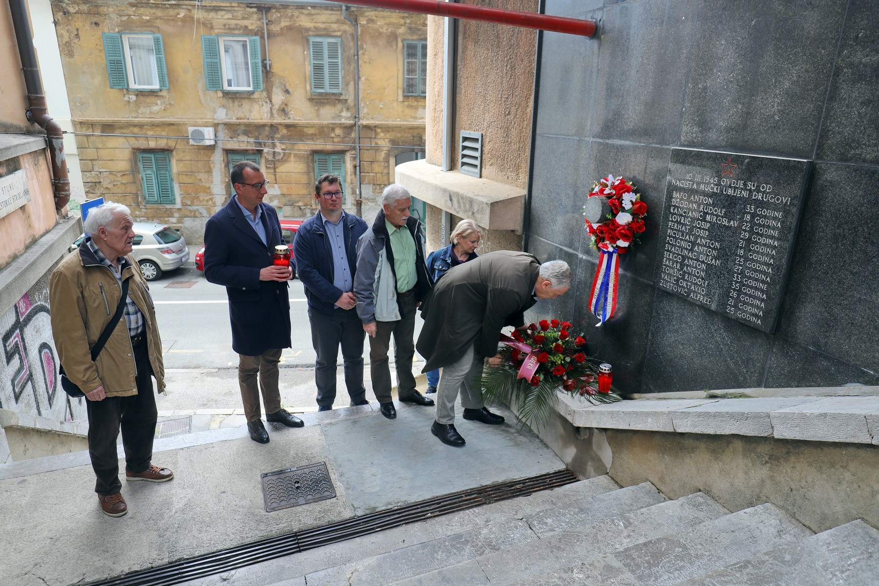 Položeni vijenci povodom Dana oslobođenja Pećina, Trsata odnosno Sušaka ...