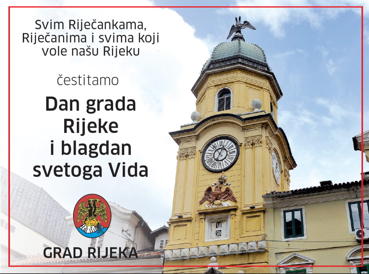 Čestitamo Dan grada Rijeke i blagdan svetoga Vida – Grad Rijeka