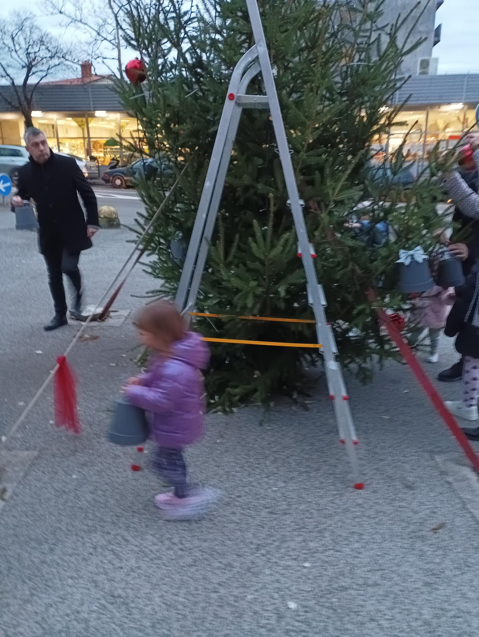 Jelka je okićena i lampice su zasvijetlile! – Grad Rijeka