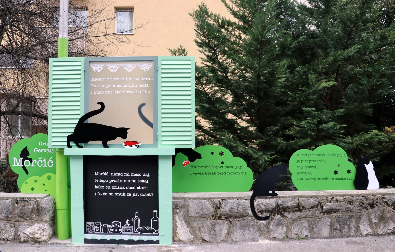 Instalacijom „Morčić“ krenuo u život projekt uređenja Ulice Drage ...