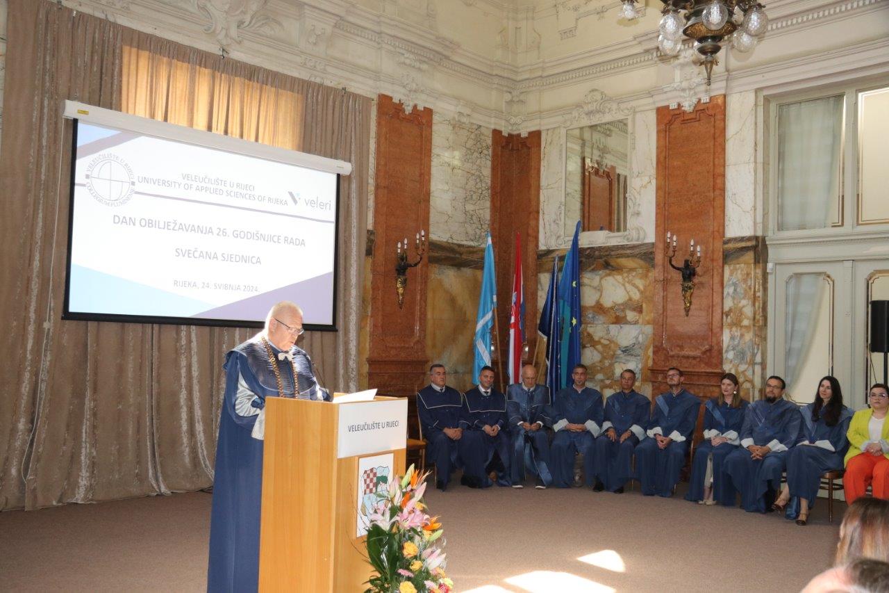 Svečana sjednica povodom obilježavanja 26. godišnjice osnivanja Veleučilišta u Rijeci – Grad Rijeka