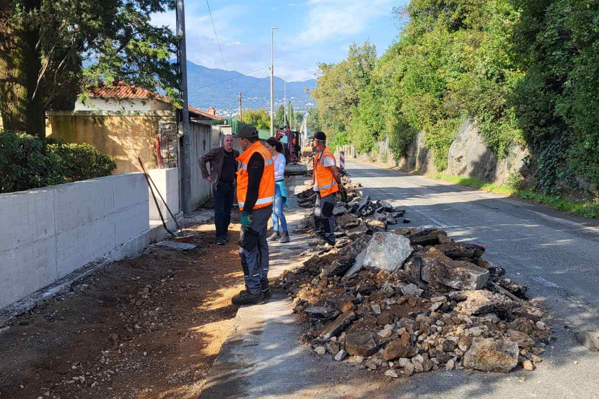 Započeli radovi na rekonstrukciji Opatijske ulice – Grad Rijeka