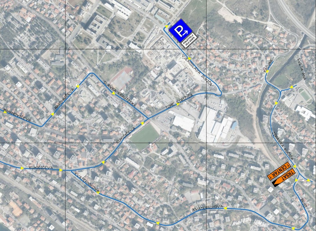 Preregulacija prometa na Trsatu i istočnom dijelu grada na blagdan ...